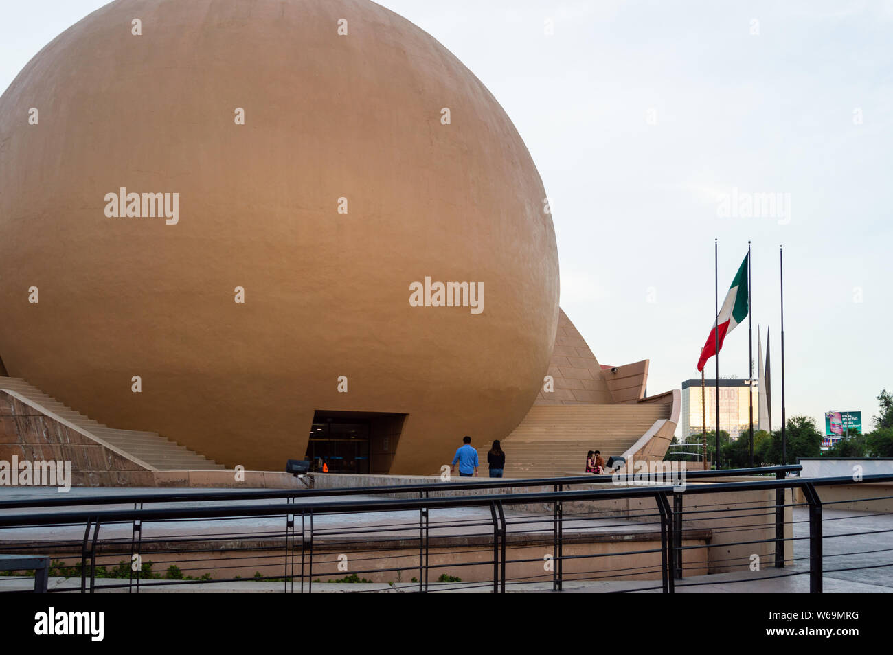 TIJUANA, BAJA CALIFORNIA / MEXICO, JULY 28 2019: View of the IMAX dome ...