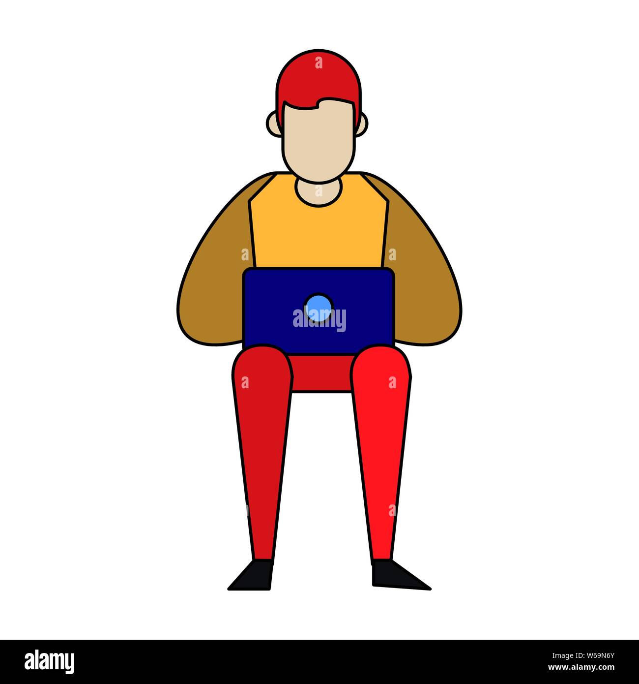 social media network chatting cartoon Stock Vector Image & Art - Alamy