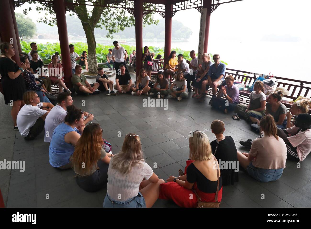 Australian students from University of Newcastle who were awarded with ...