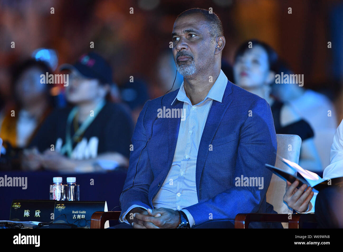 Dutch football manager and former football player Ruud Gullit attends a ...