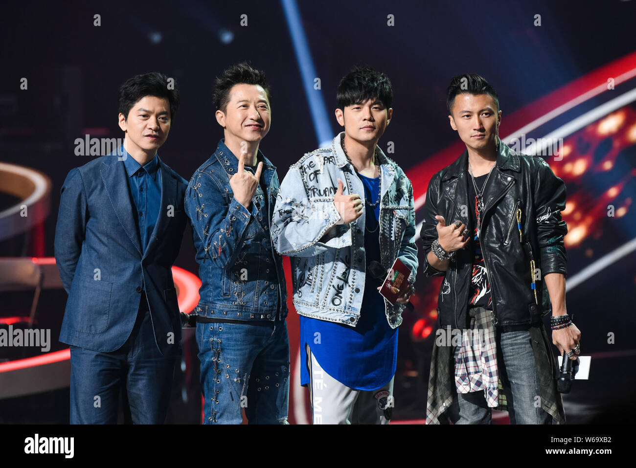 (From left) Chinese singer Li Jian, Taiwanese singers Harlem Yu, Jay ...