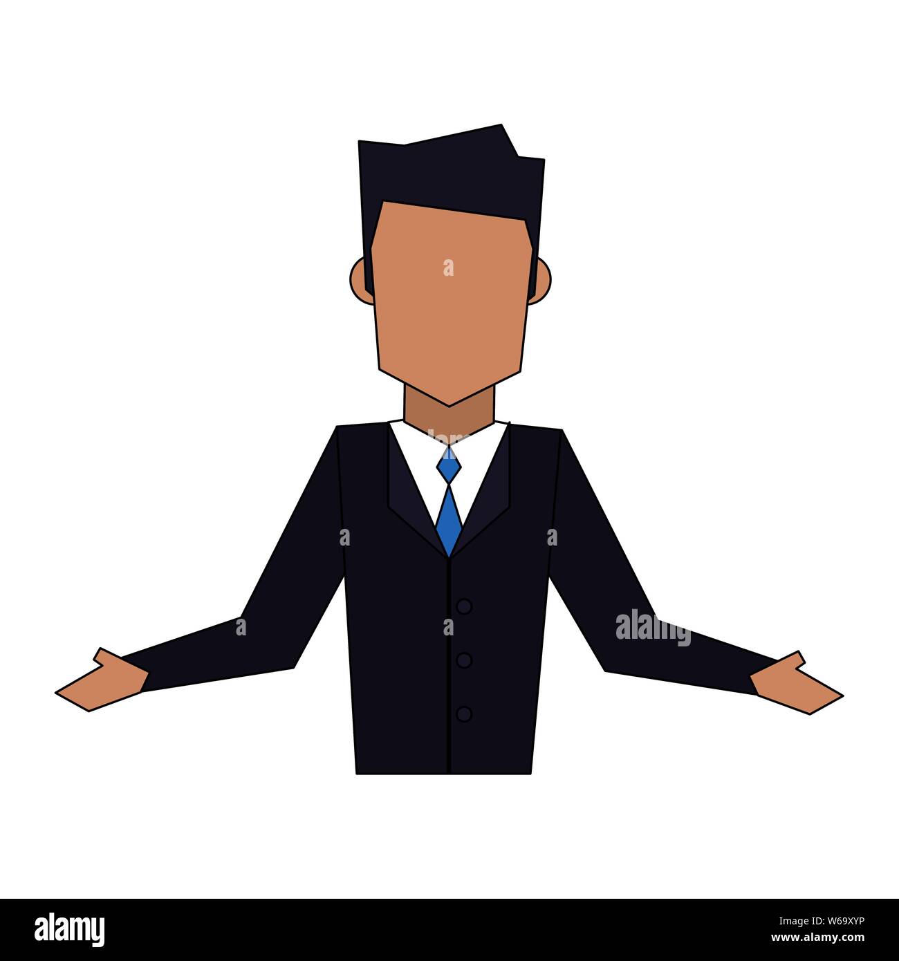 executive business corporate man cartoon Stock Vector Image & Art - Alamy