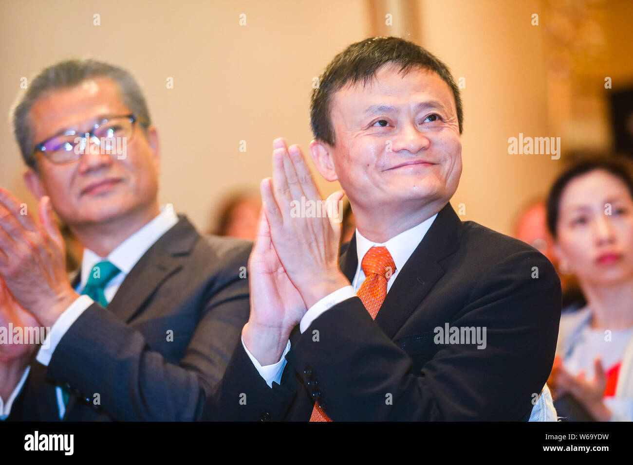 Jack Ma or Ma Yun, chairman of Chinese e-commerce giant Alibaba Group ...