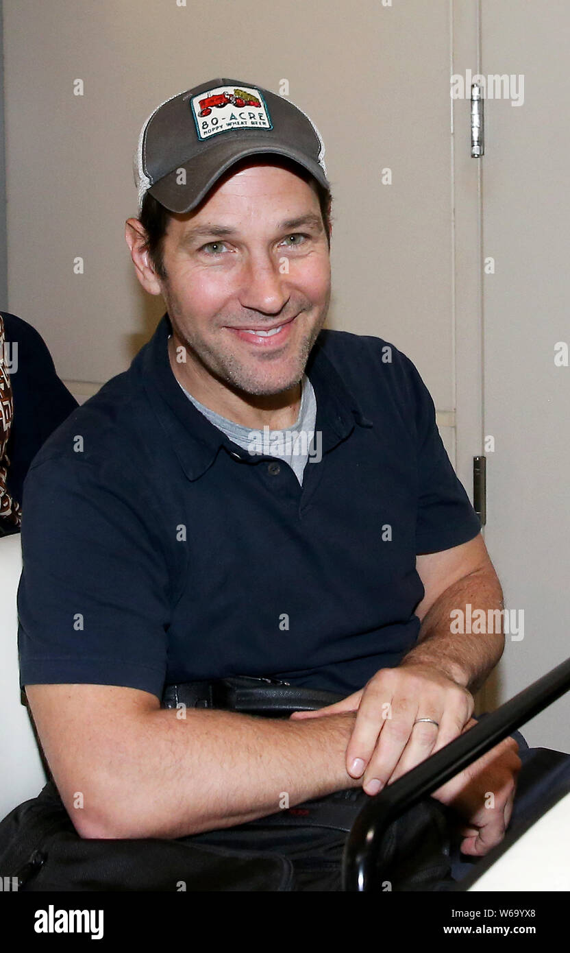 **TAIWAN OUT**American actor Paul Rudd is pictured as he arrives at the ...