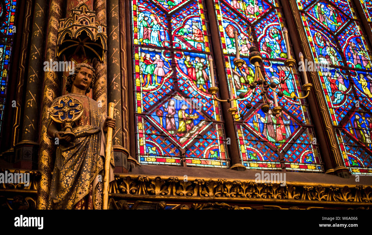 Sainte chapelle detail hi-res stock photography and images - Alamy