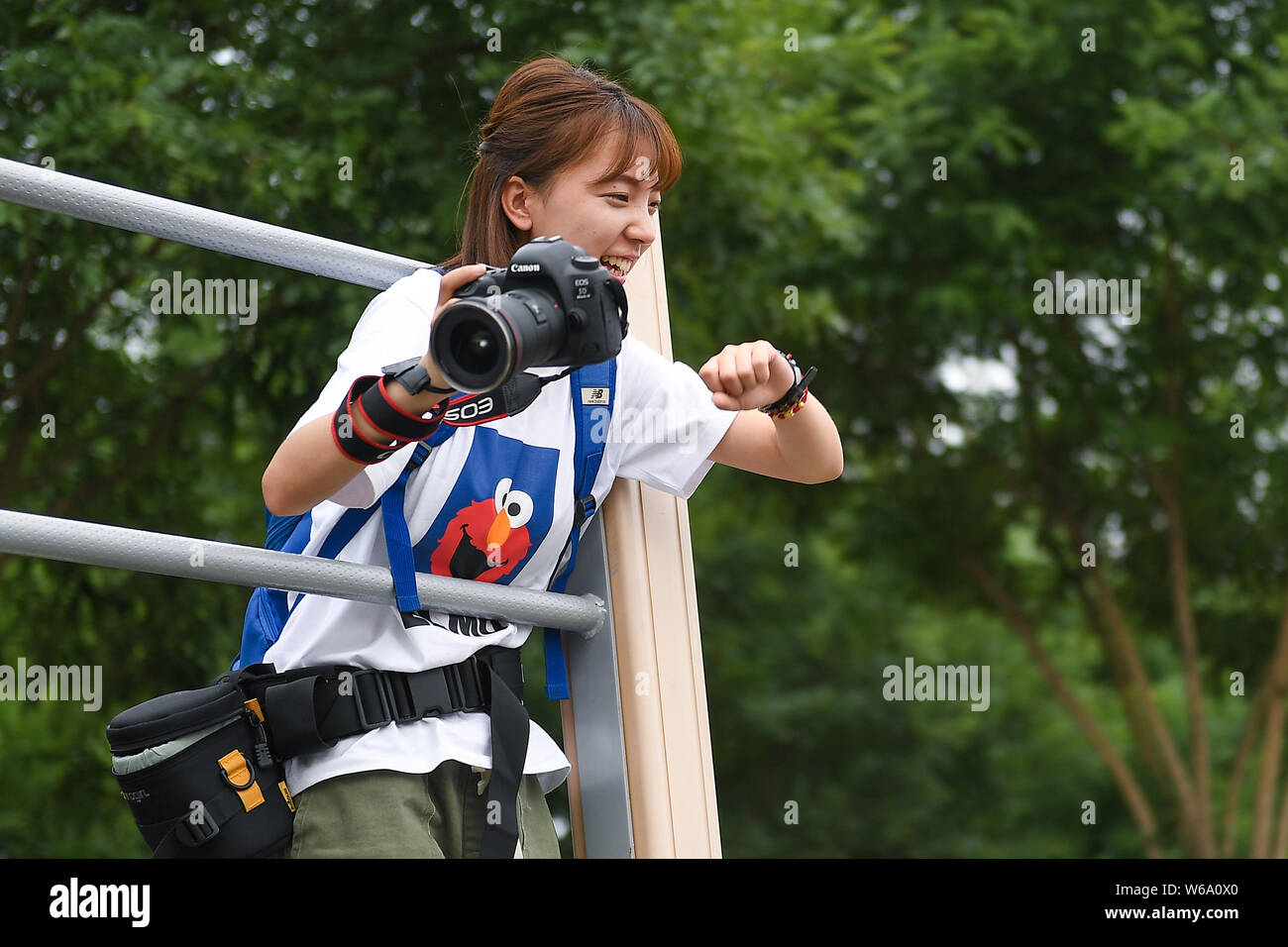 Chinese senior student Hou Jiamin from Communication University of ...