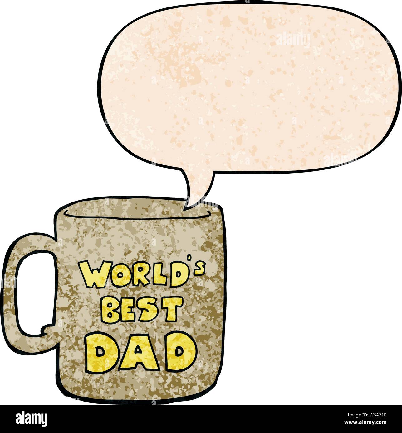 Worlds best dad mug Stock Vector Images - Alamy