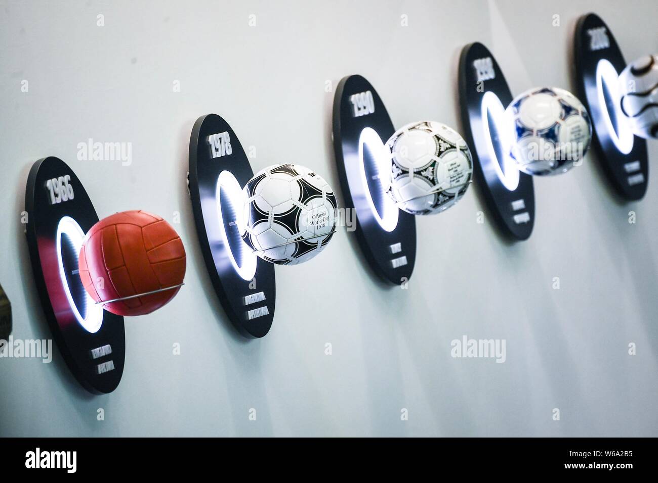 Interior view of the FIFA World Football Museum presented by Hyundai ...