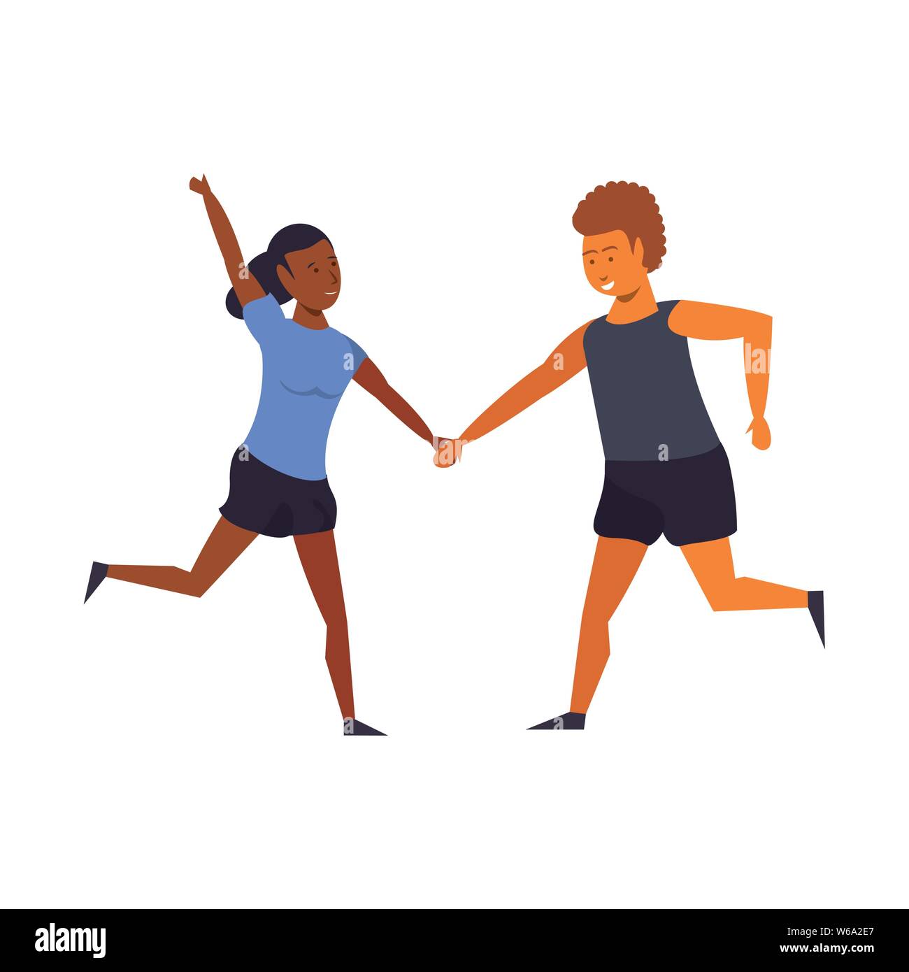 fitness sport exercise lifestyle cartoon Stock Vector Image & Art - Alamy