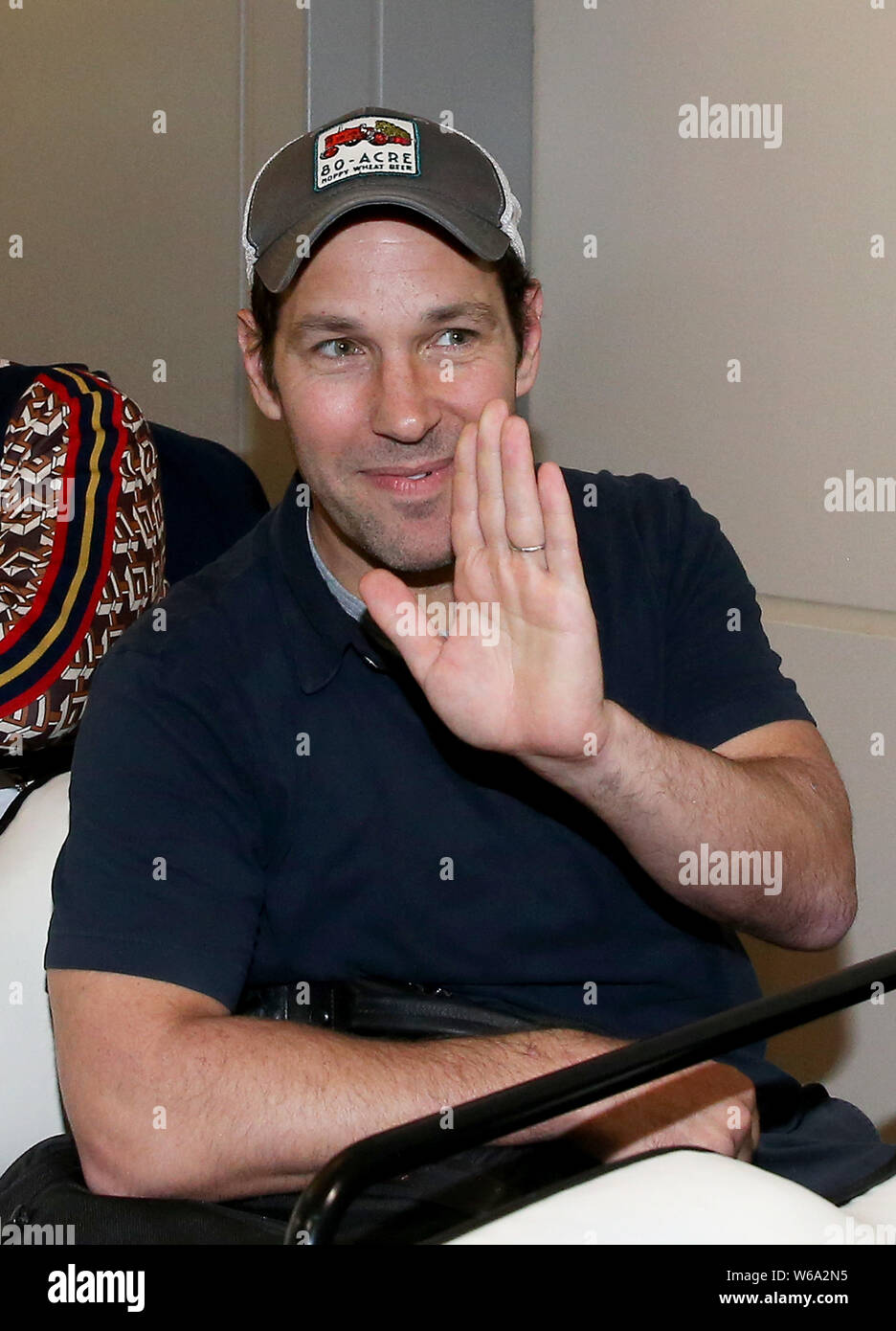 **TAIWAN OUT**American actor Paul Rudd is pictured as he arrives at the ...