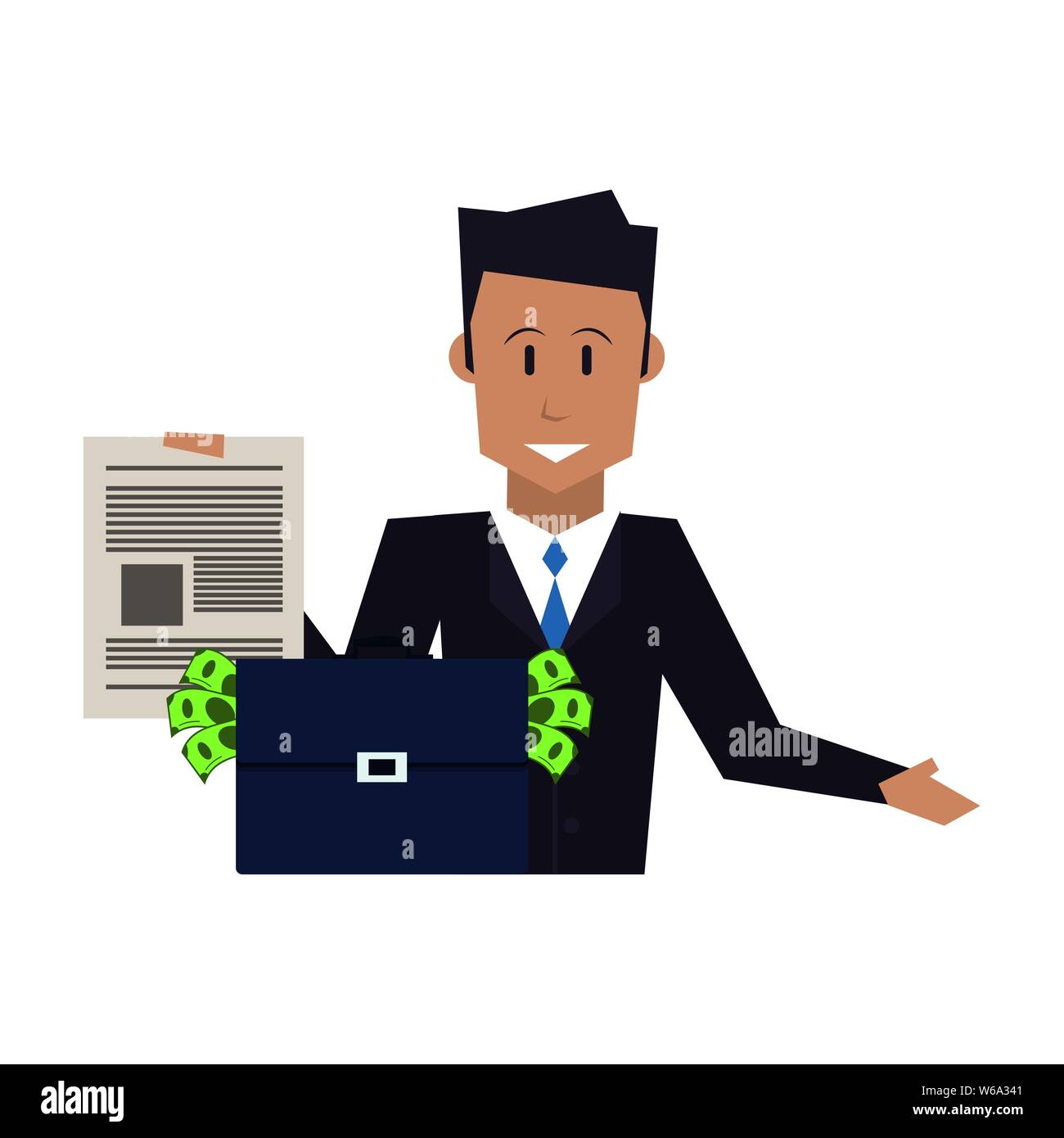 executive business corporate man cartoon Stock Vector Image & Art - Alamy
