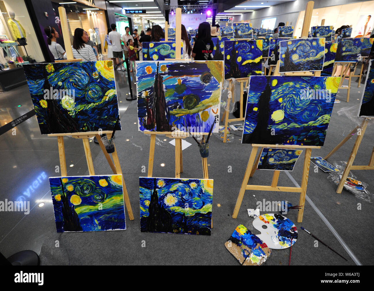 Chinese painting lovers draw their own versions of Vincent Van Gogh's ...