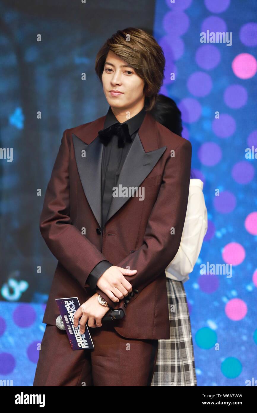 Japanese actor and singer Tomohisa Yamashita, also widely known as ...