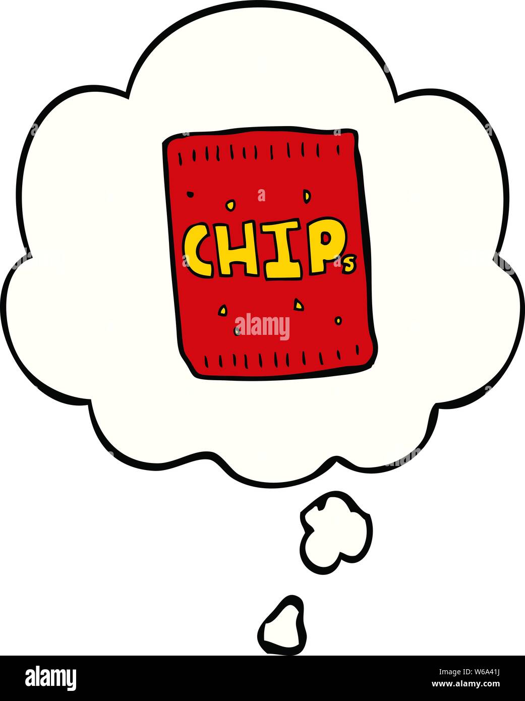 Crisps chips packet Stock Vector Images - Alamy