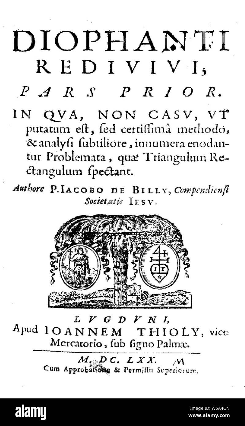 Diophantus hi-res stock photography and images - Alamy