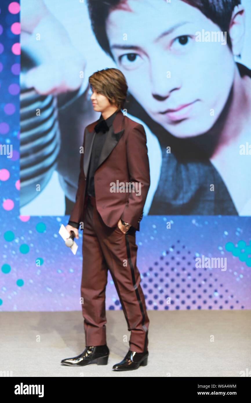 Japanese actor and singer Tomohisa Yamashita, also widely known as ...