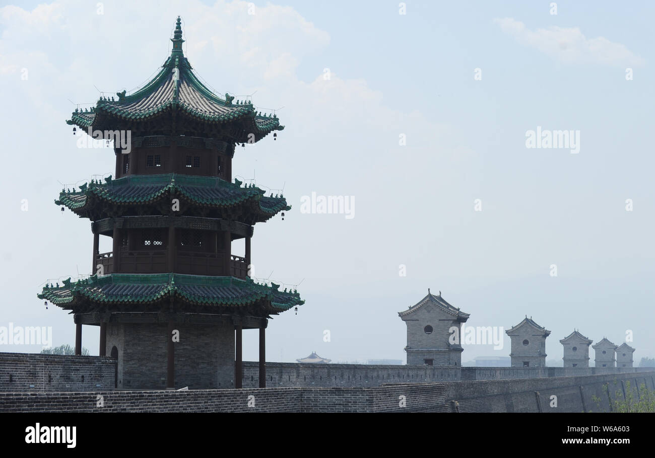 Ming dynasty buildings and ancient buildings hi-res stock photography ...