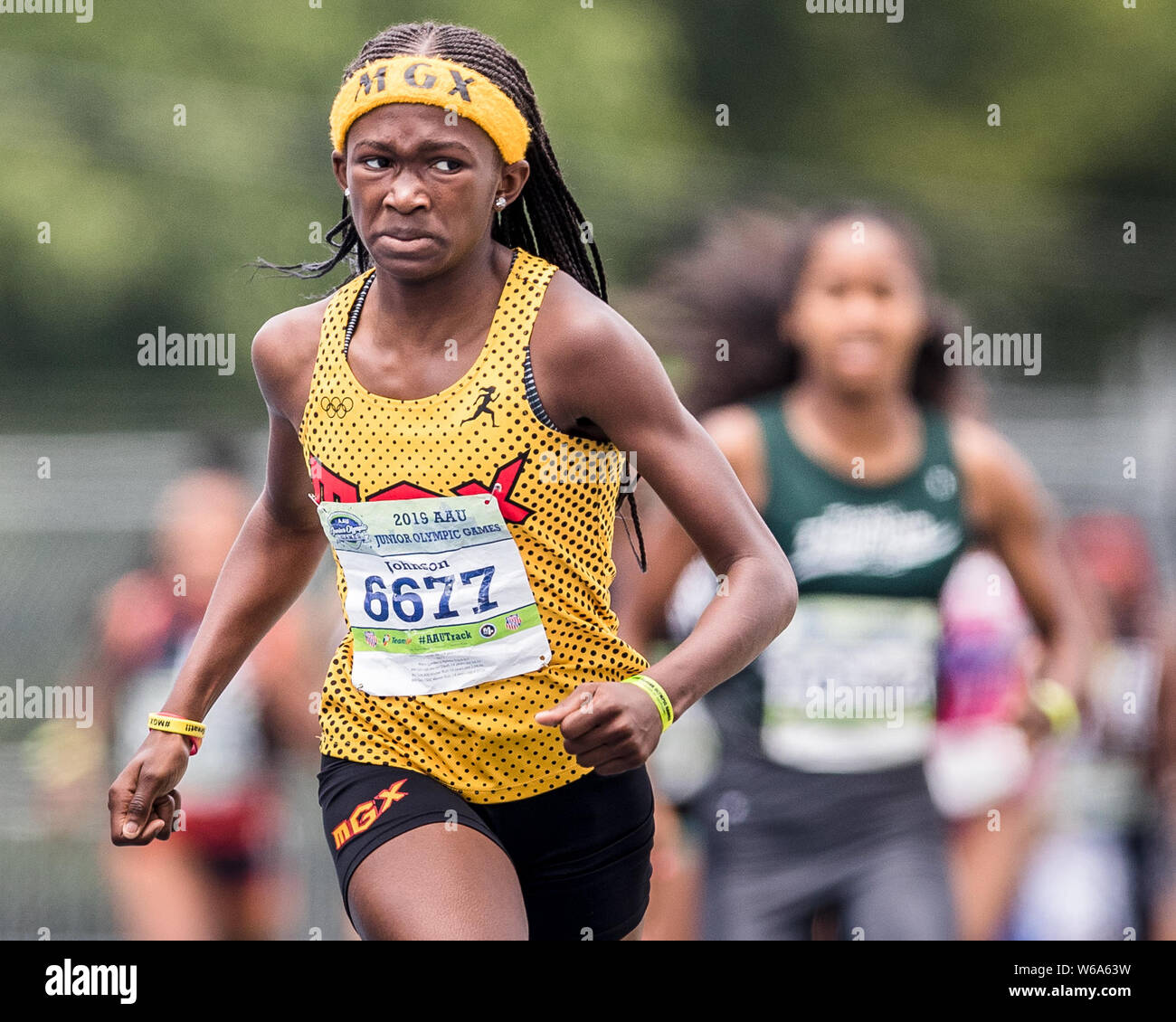 July 31, 2019: Cha'iel Johnson of Miami Gardens Xpress crosses the ...