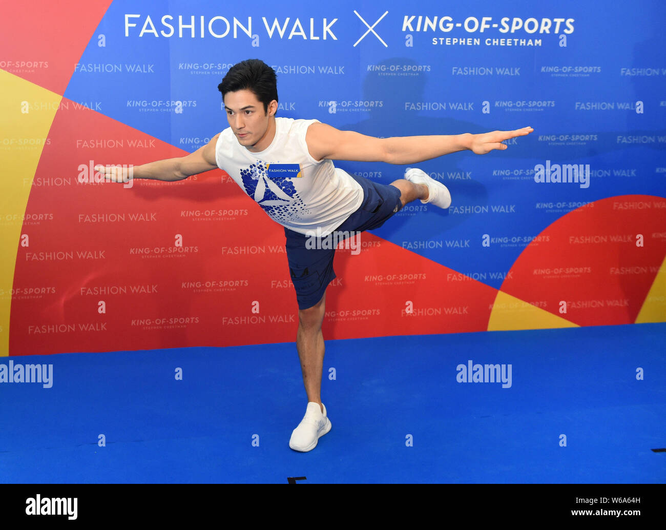 Brazilian artist gymnast Arthur Mariano attends the "Fashion Walk King ...
