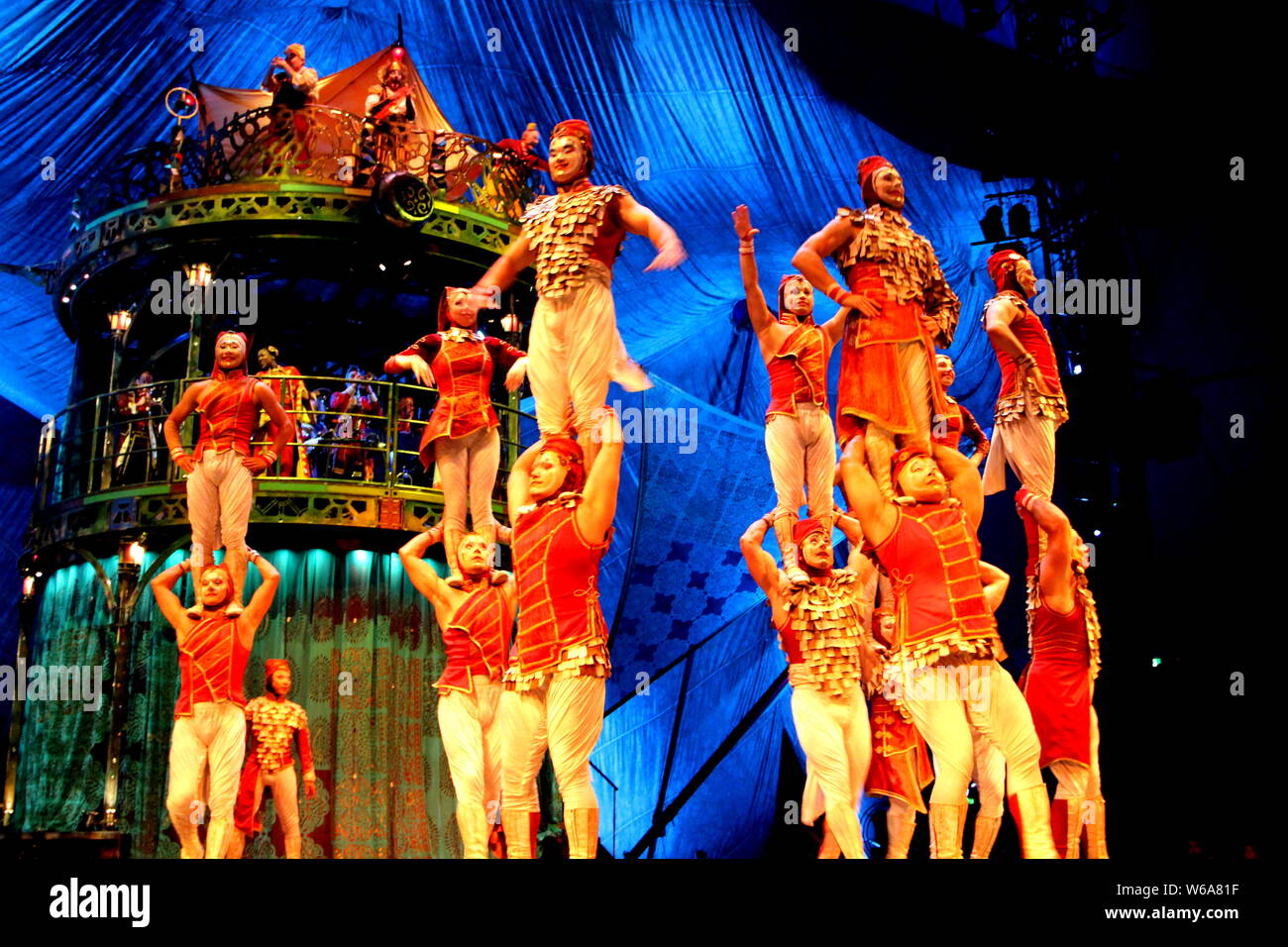 Spain. 31st July, 2019. Cirque du Soleil returns in summer to Gijón ...