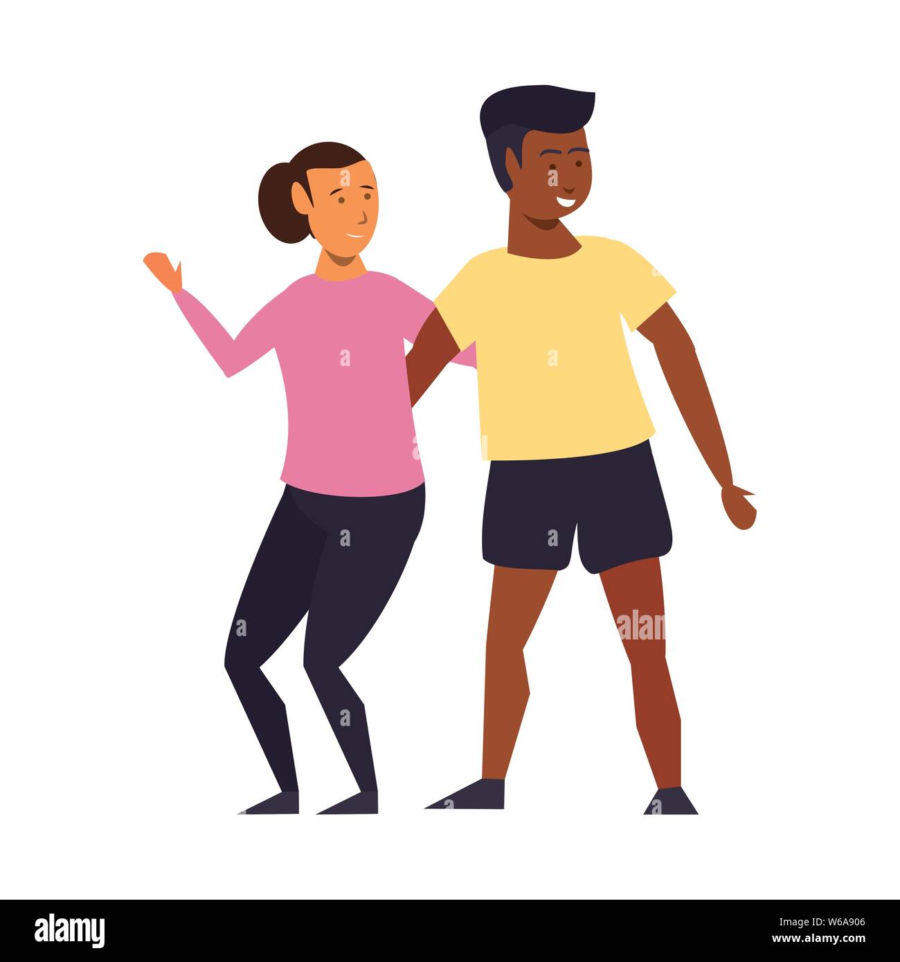 fitness sport exercise lifestyle cartoon Stock Vector Image & Art - Alamy