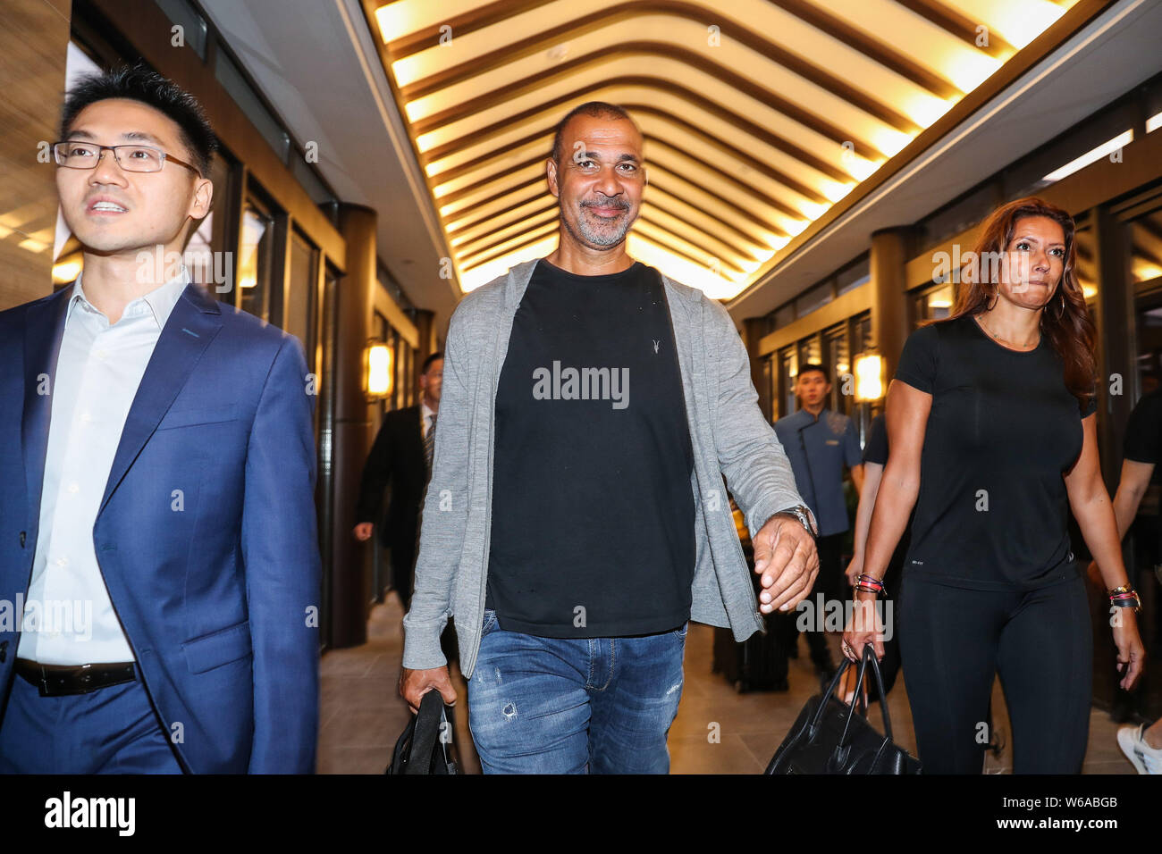 Dutch football manager and former football player Ruud Gullit arrives ...