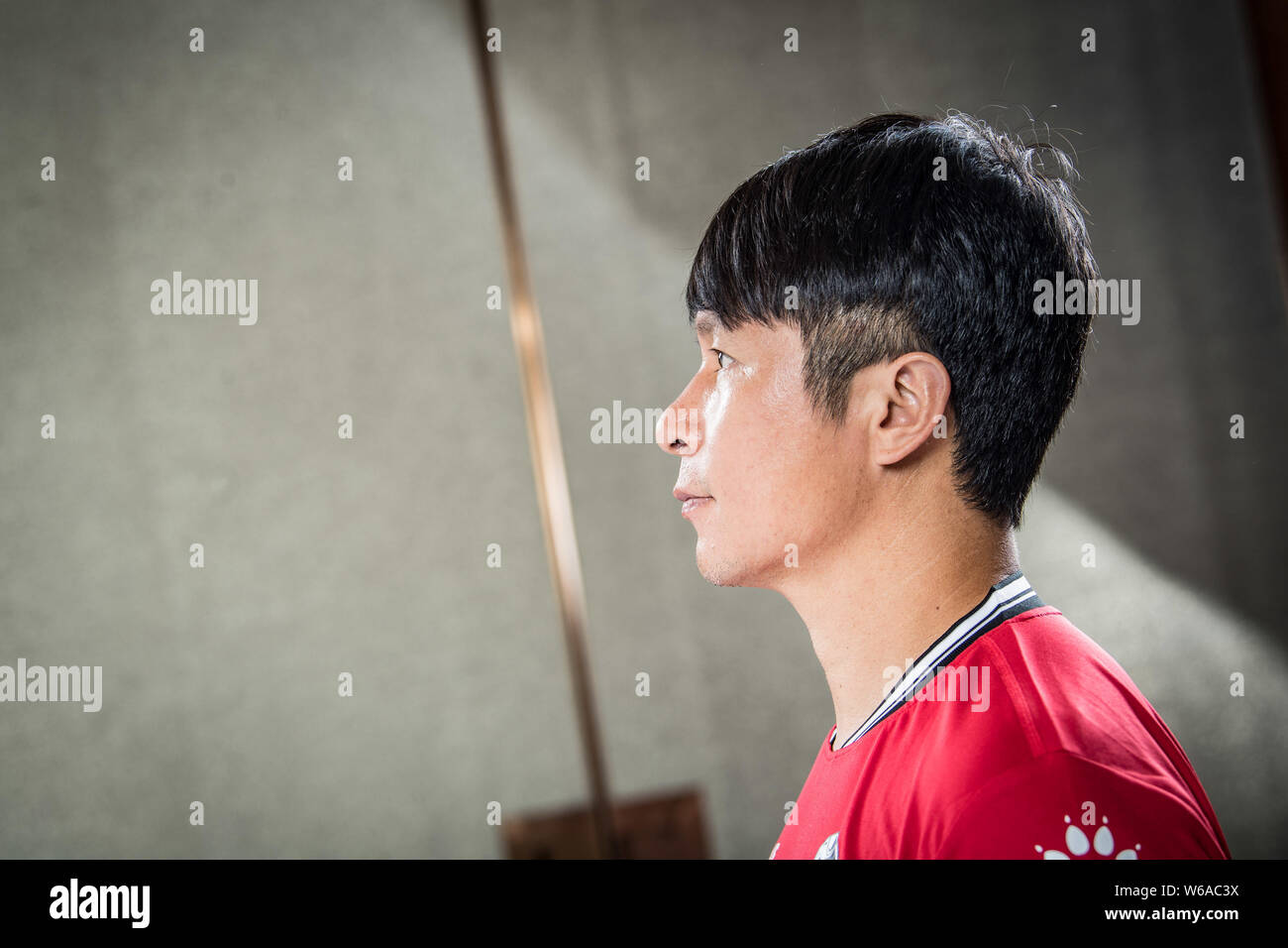 **EXCLUSIVE**Chinese football coach Peng Weiguo prepares for the ...