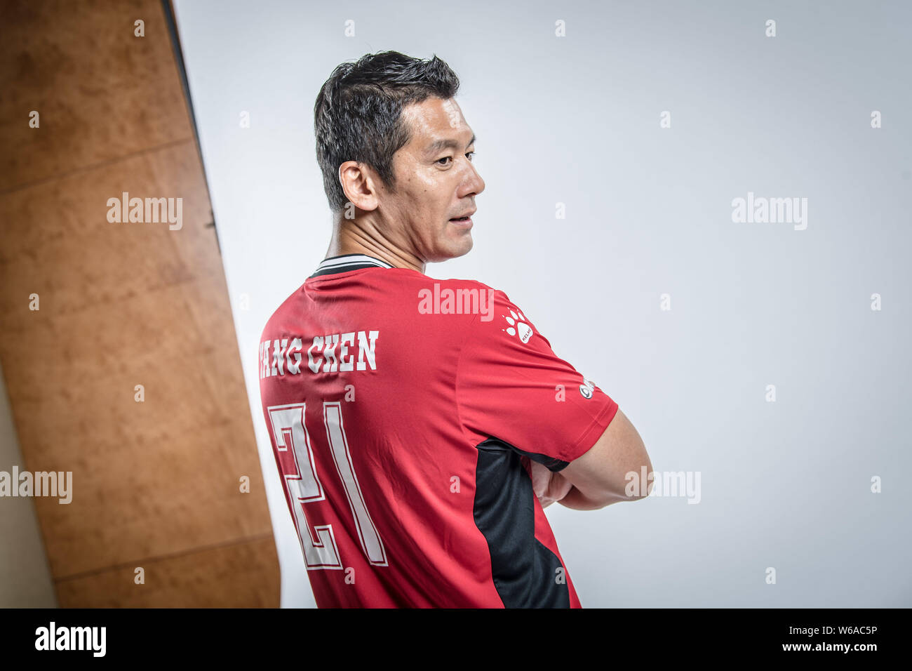 Portrait chinese soccer player yang hi-res stock photography and images ...