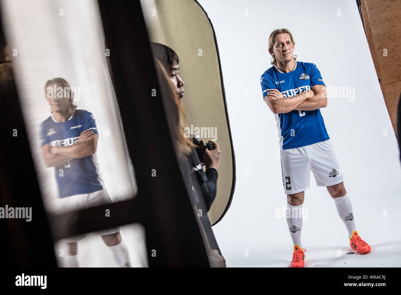 **EXCLUSIVE**Portrait of Spanish retired football player Miguel Salgado ...