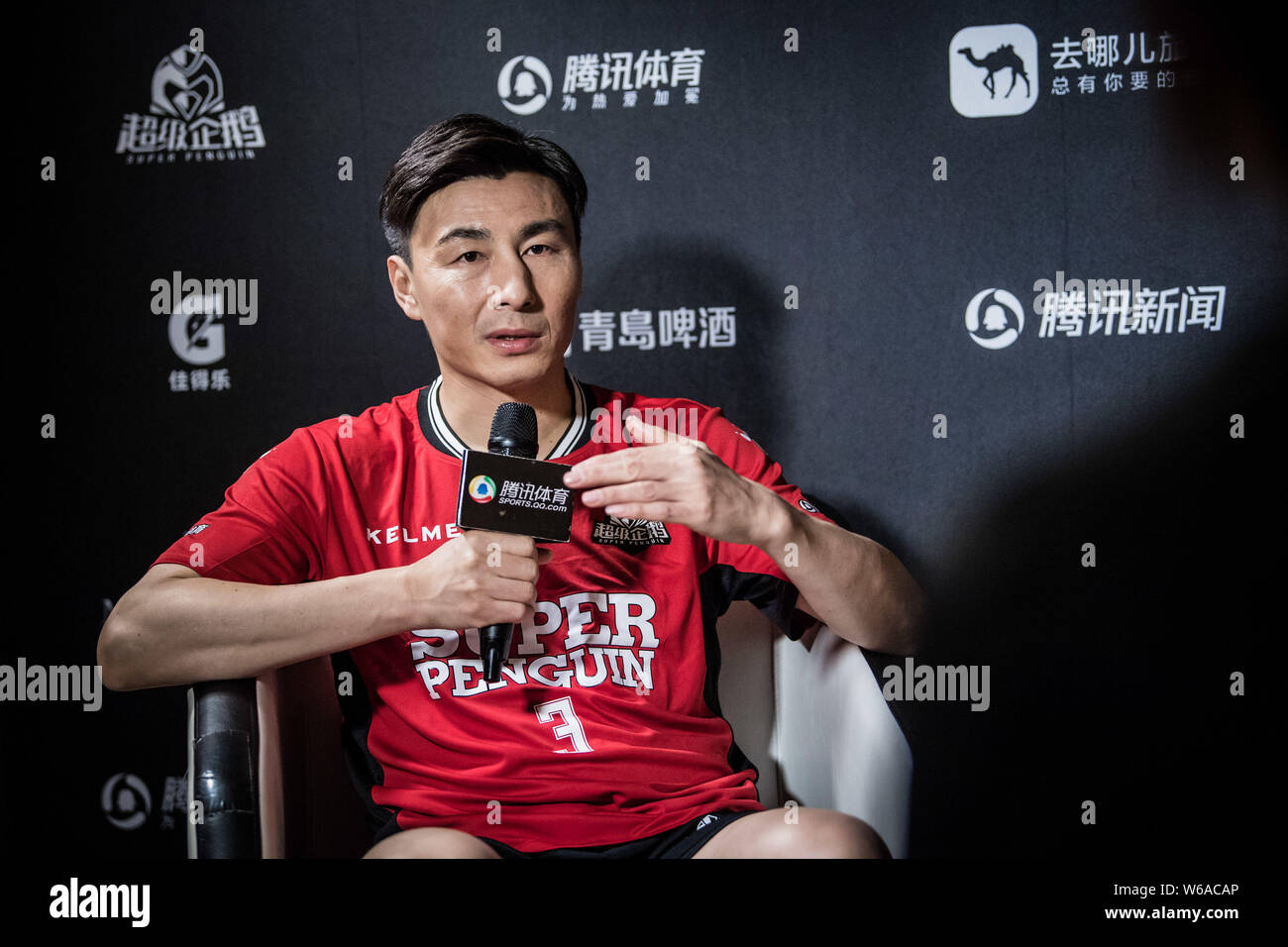 **EXCLUSIVE**Chinese retired football player Li Weifeng prepares for ...