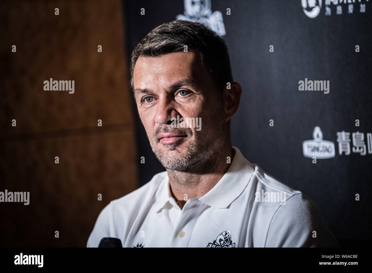 **EXCLUSIVE**Italian retired football player Paolo Maldini prepares for ...