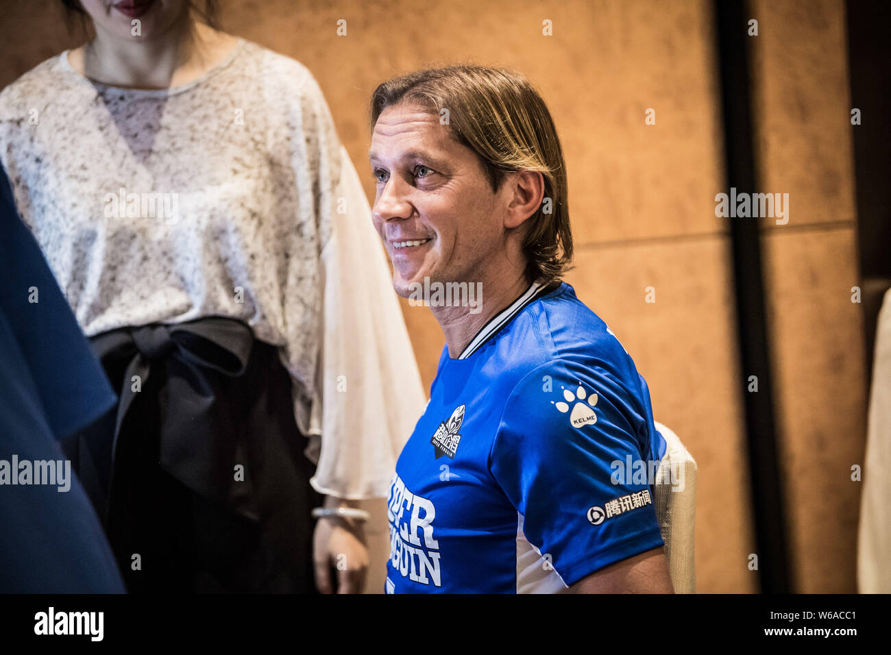 **EXCLUSIVE**Spanish retired football player Miguel Salgado prepares ...