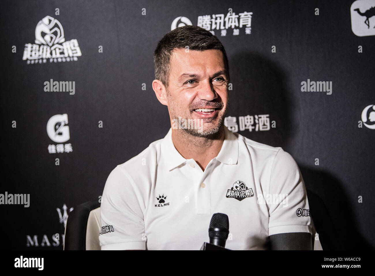 **EXCLUSIVE**Italian retired football player Paolo Maldini prepares for ...