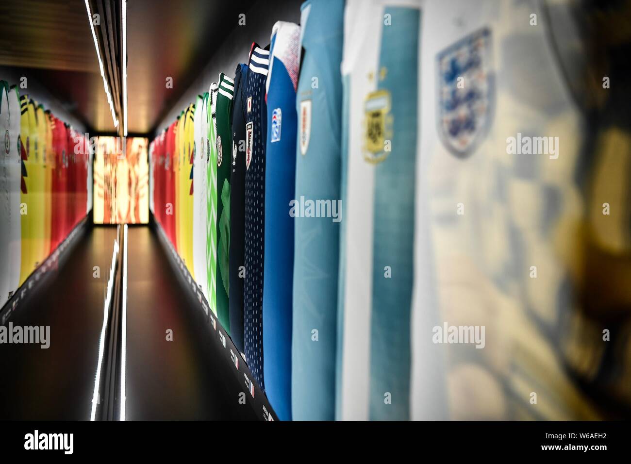 Interior view of the FIFA World Football Museum presented by Hyundai ...
