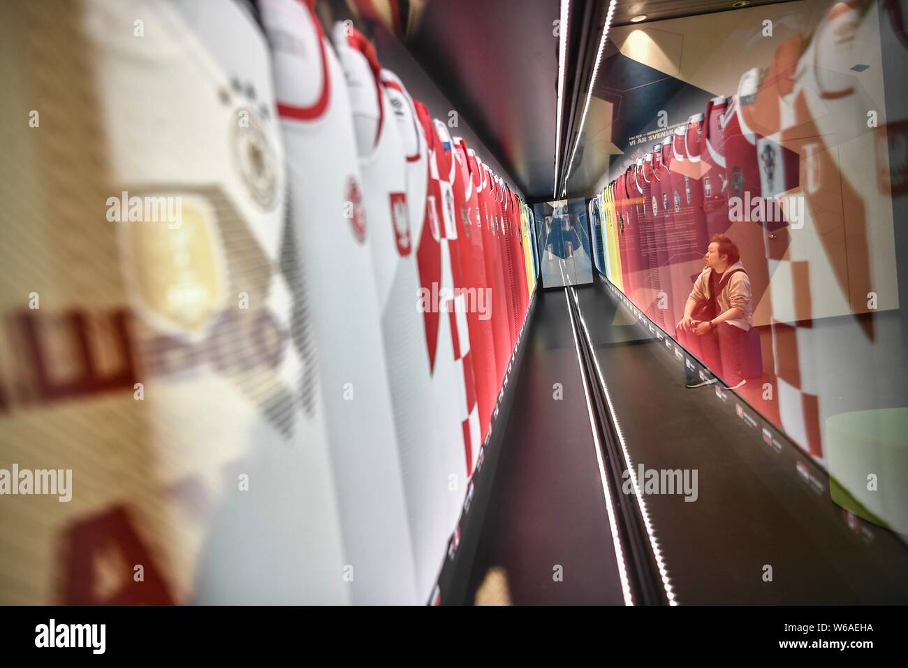 Interior view of the FIFA World Football Museum presented by Hyundai ...