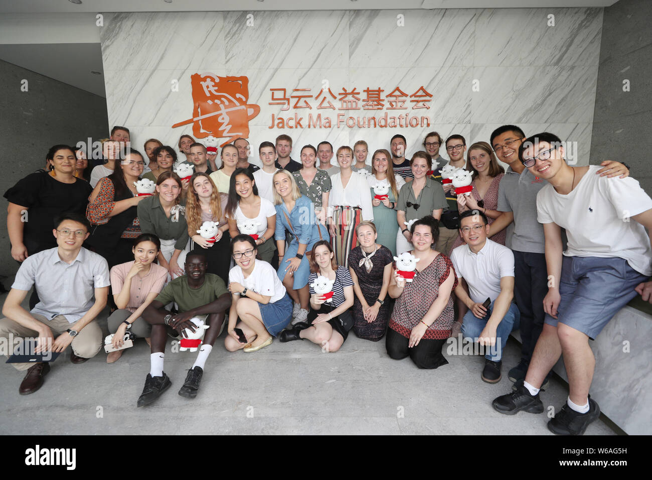 Australian students from University of Newcastle who were awarded with ...