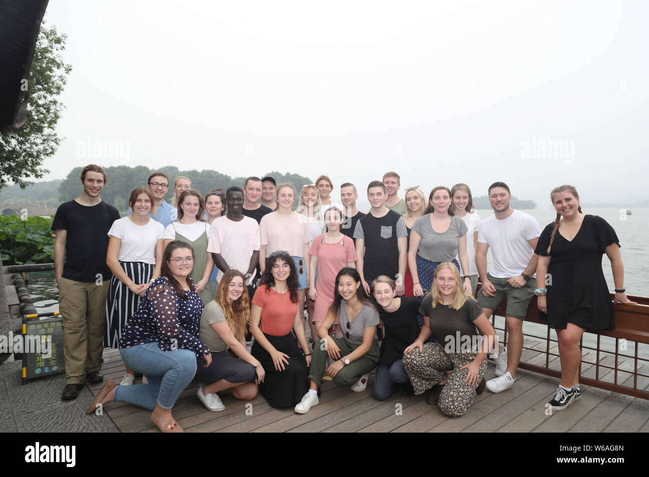 Australian students from University of Newcastle who were awarded with ...