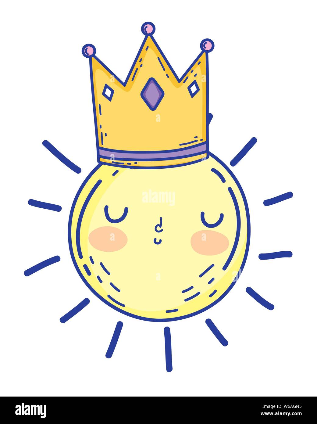 Sun draw cartoon design, Summer spring nature tropical season holiday ...