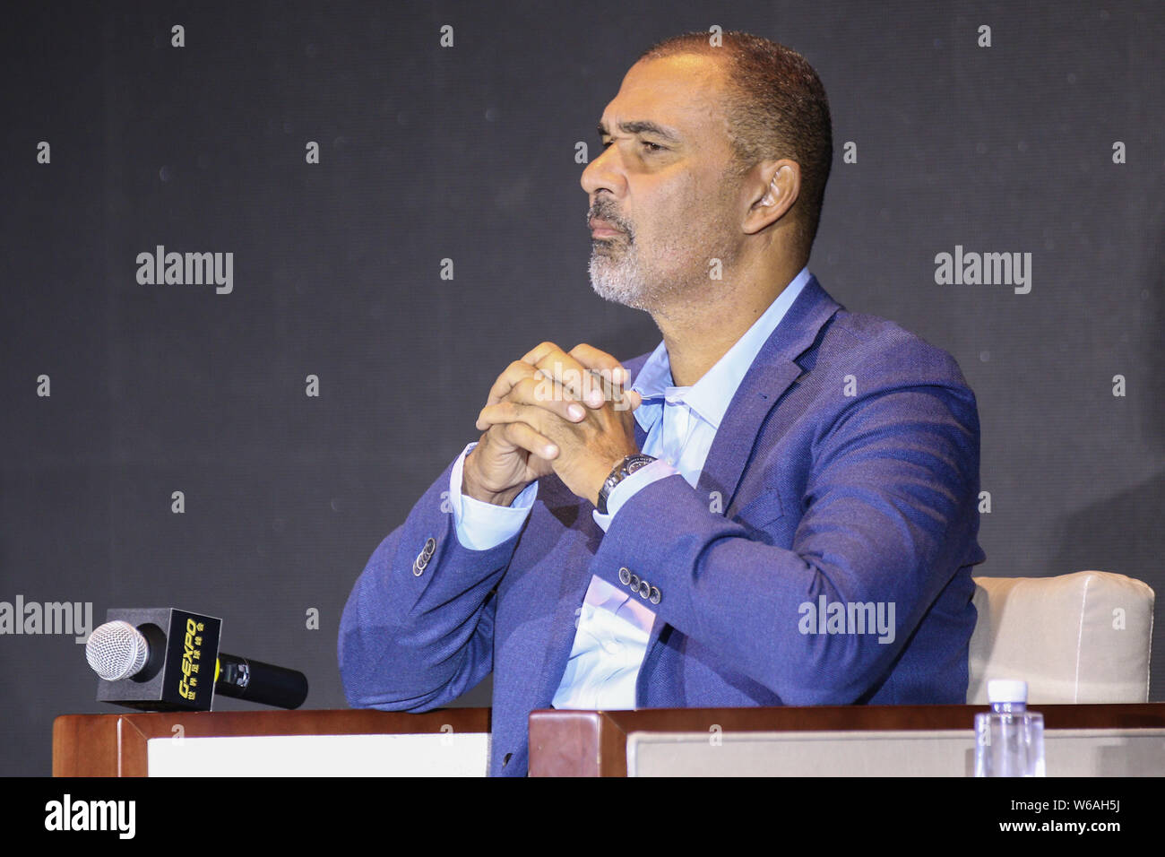 Dutch football manager and former football player Ruud Gullit attends a ...