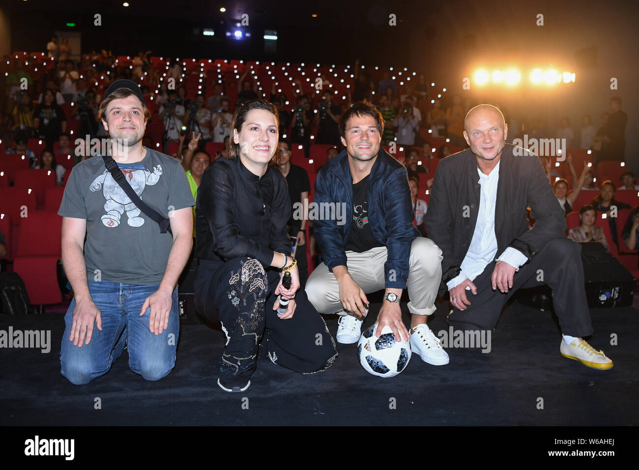 (From right) Russian actors and directors Andrey Smolyakov, Danila ...