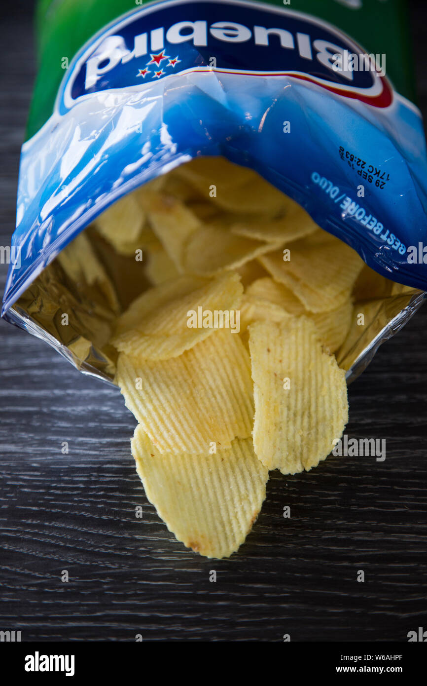 Potato chips packet label hi-res stock photography and images - Alamy