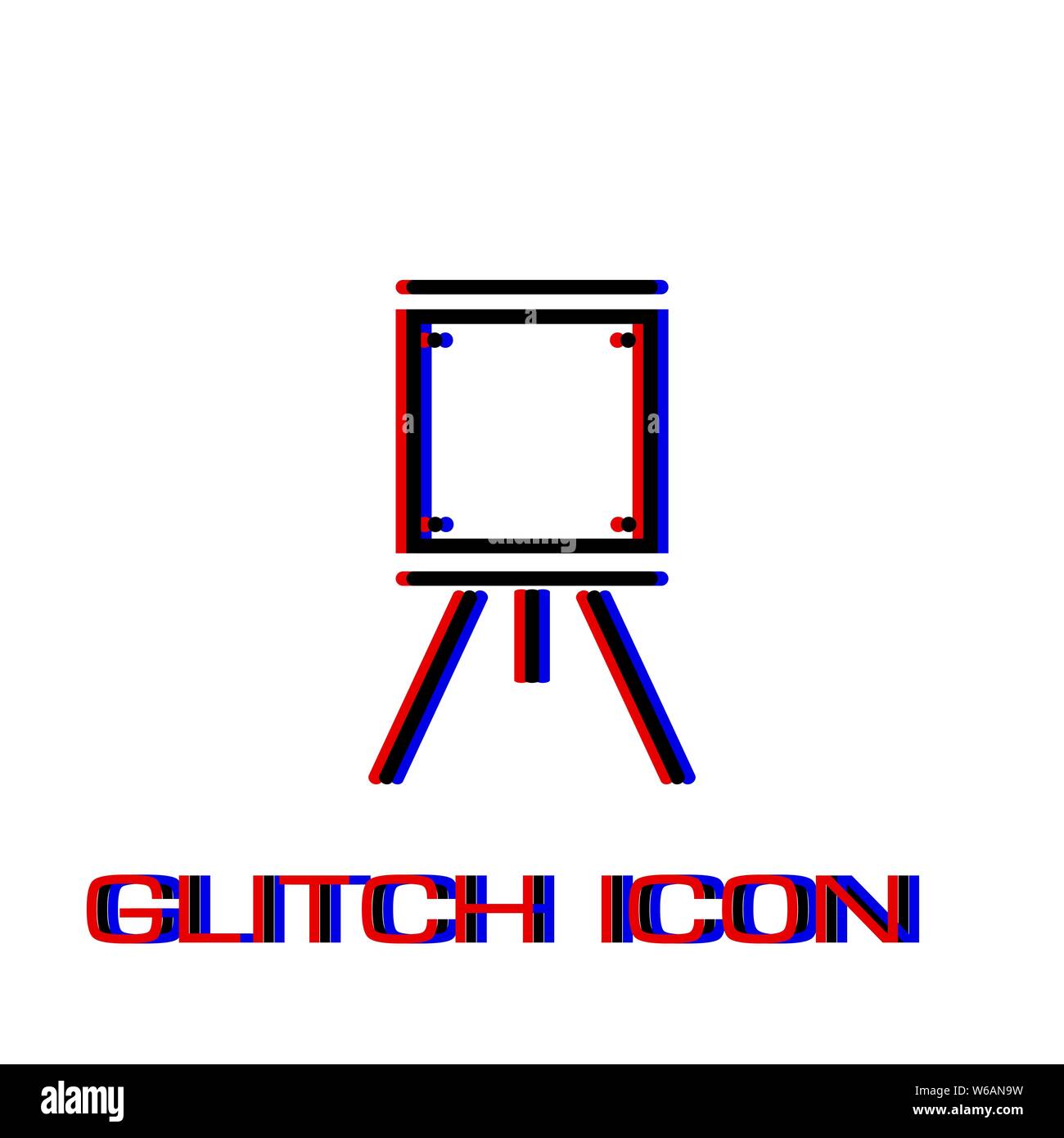 Glitch effect poster Cut Out Stock Images & Pictures - Alamy