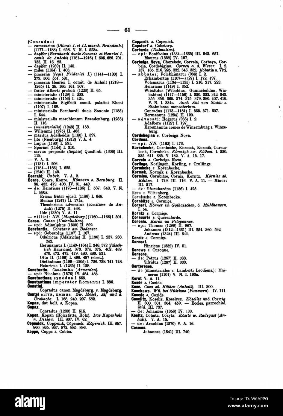 DE CDA 6 061 Stock Photo - Alamy