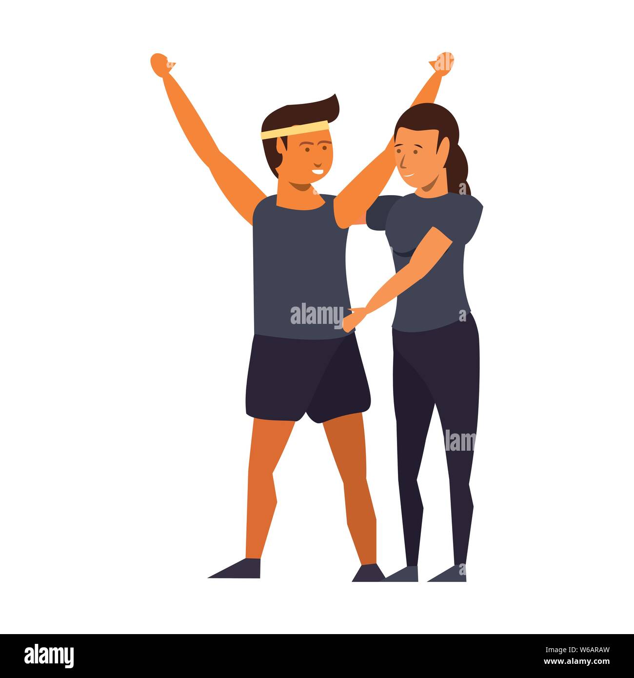 fitness sport exercise lifestyle cartoon Stock Vector Image & Art - Alamy
