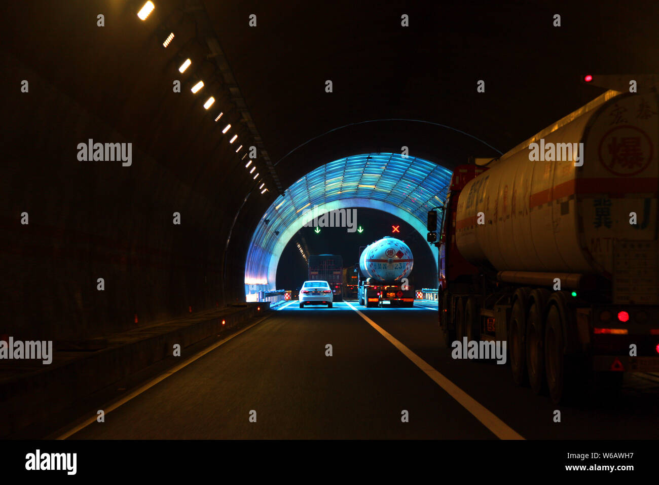 --FILE--View of a tunnel on a section of the Capital Region Ring ...