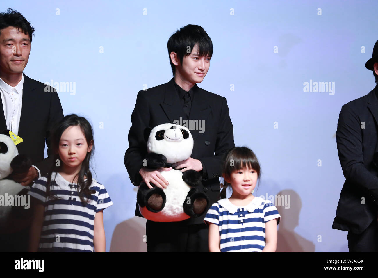 Japanese actor and model Hongo Kanata poses as he arrives on the red ...
