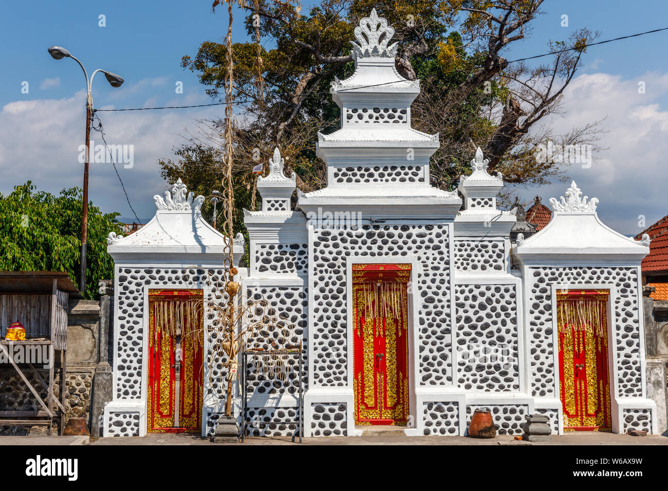 Pura Segara Buleleng, a northern Balinese Hindu temple in the old sea ...