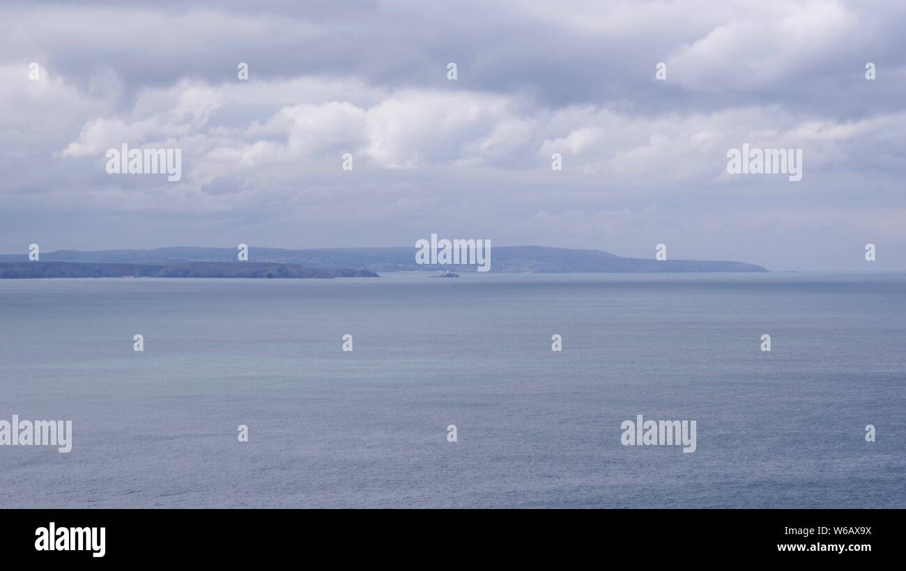 Godrevy lighthouse spring hi-res stock photography and images - Alamy