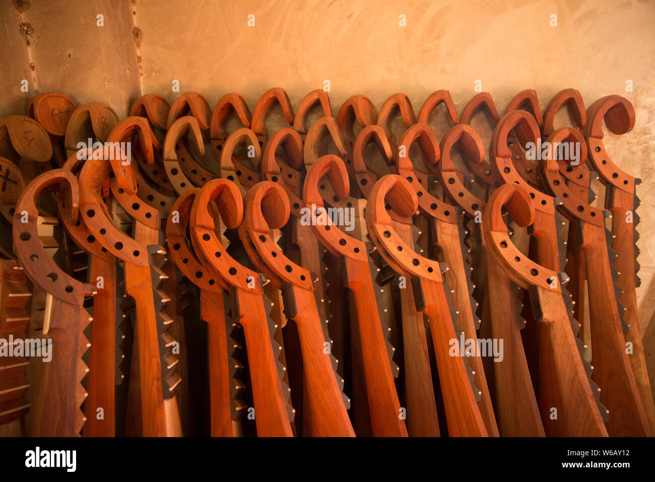 --FILE--Unfinished Pipa, a four-stringed Chinese musical instrument ...