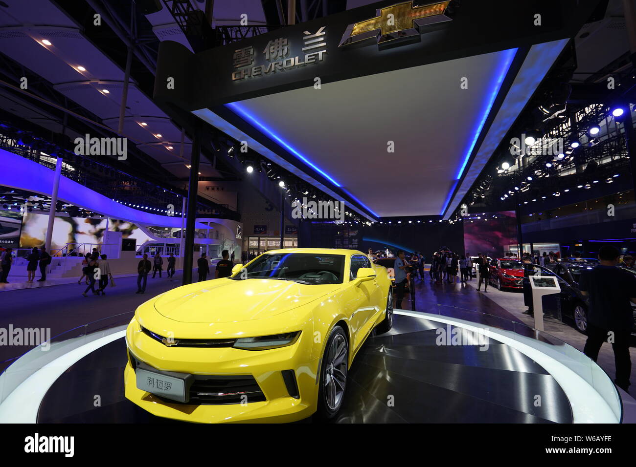 --FILE--A Chevrolet Camaro of SAIC-GM, a joint venture between SAIC ...